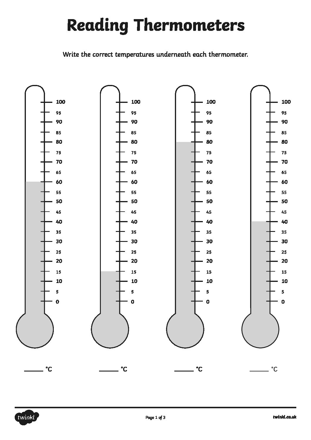 T2-S-109-Reading-Thermometers-Worksheet - Moortown Primary School, Leeds
